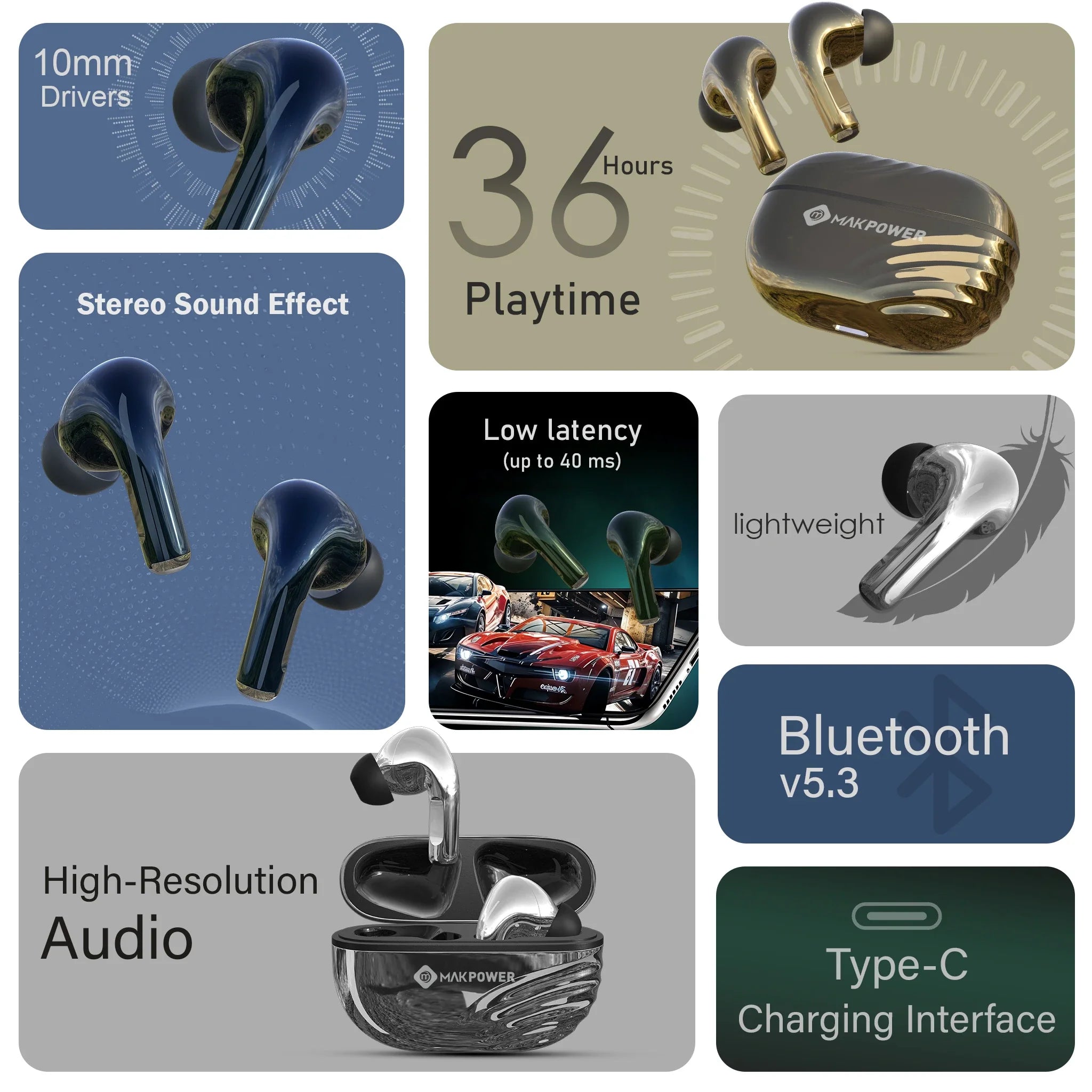 Bluetooth Earbuds | Premium Sound Quality