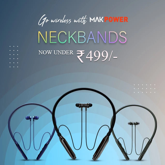 Buy Bluetooth Neckbands Online Under ₹499
